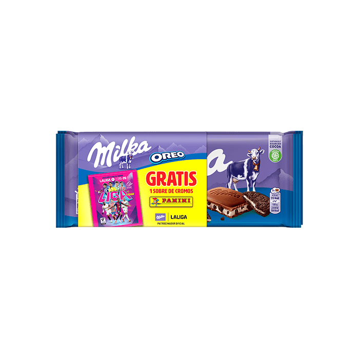 Milka Oreo 100g x 2 Stk + LaLiga-Päckchen | Distribución Mayorista