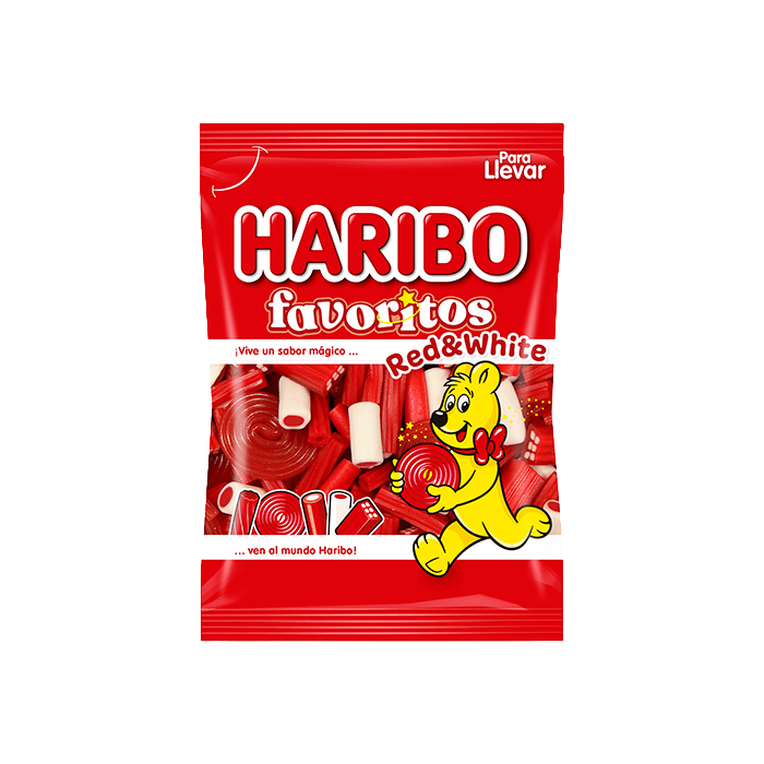 Haribo Favorites Red & White 90 g | Distribución Mayorista