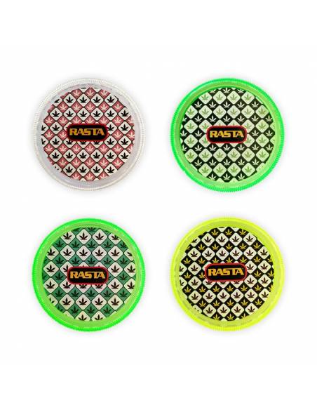 Grinder Maria 2 Partes 6cm Rasta - Distribución Mayorista