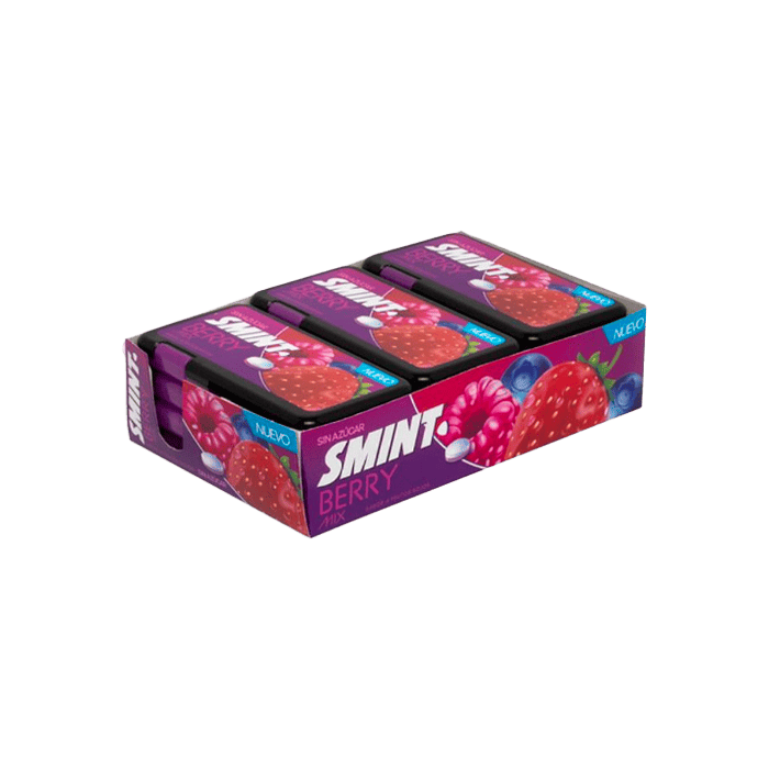 Smint Flat Berry Mix 21g - Distribución Mayorista