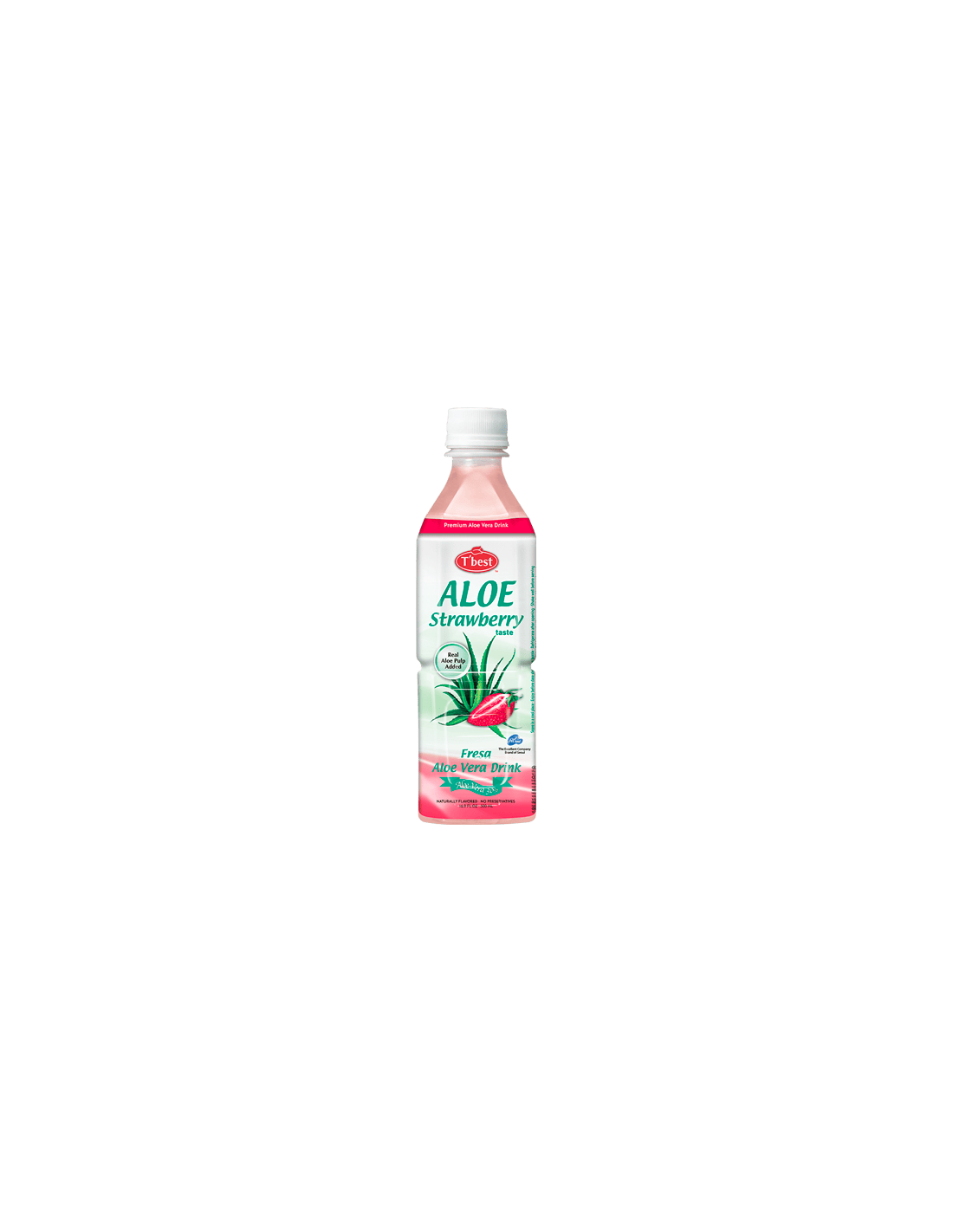 Boisson Aloe Vera Fraise 500ml T'best - Distribución Mayorista