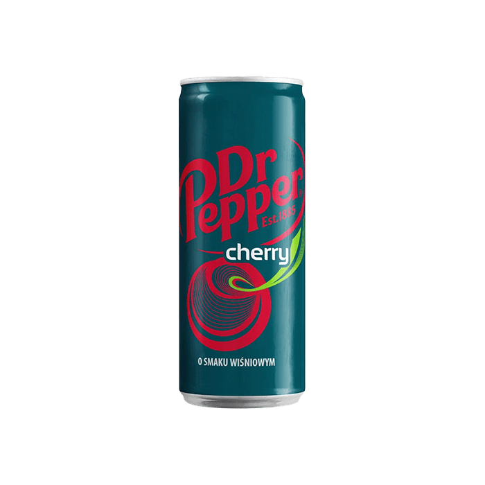 Dr Pepper Cherry Sleek 330 ml | Distribución Mayorista