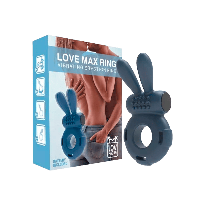 Love Max Ring Vibrating Erection Ring - Distribución Mayorista