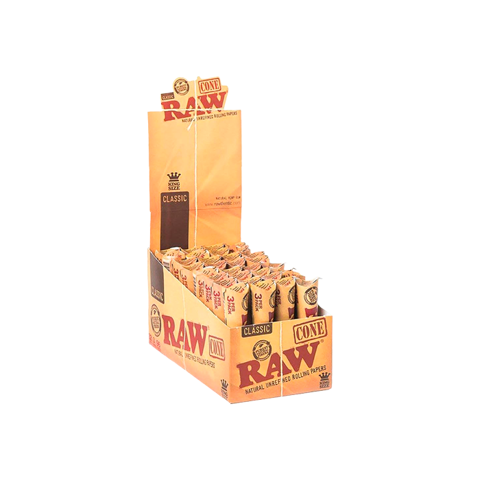 Raw Cone King Size - Caja 32 packs (3 unidades por pack) - Distribución ...