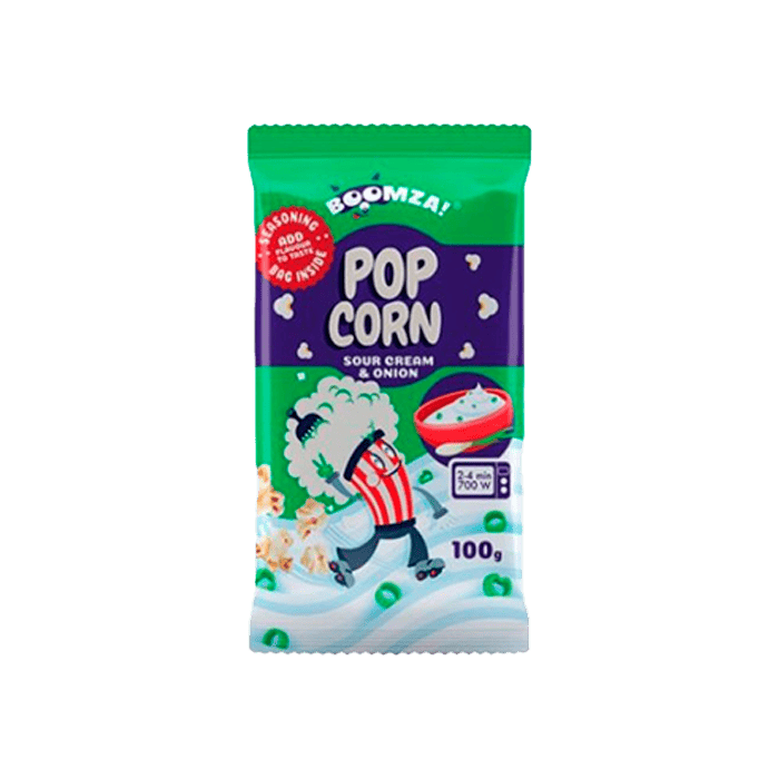 Boomza Sour Cream and Onion 100g - Distribución Mayorista